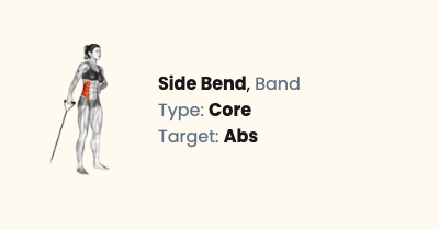 Band Side Bend - How To, Muscles Worked & Form Guide | Liftosaur