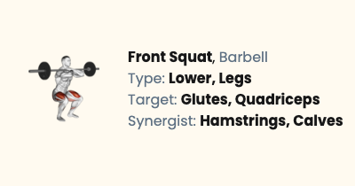 Barbell Front Squat | Liftosaur