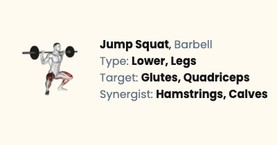 Barbell Jump Squat | Liftosaur
