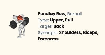 Barbell Pendlay Row - How To, Muscles Worked & Form Guide | Liftosaur