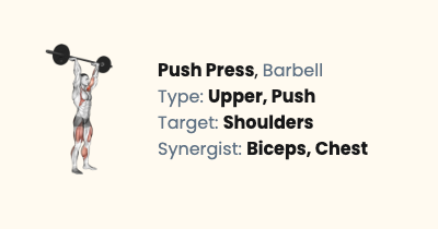 Barbell Push Press | Liftosaur