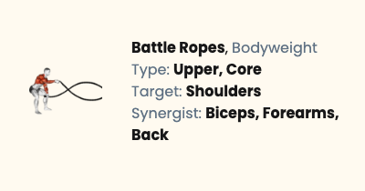 Bodyweight Battle Ropes | Liftosaur