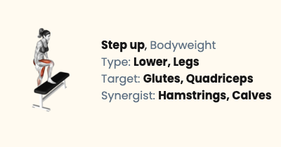 Bodyweight Step up | Liftosaur