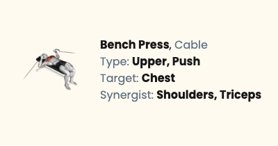 Cable Bench Press | Liftosaur