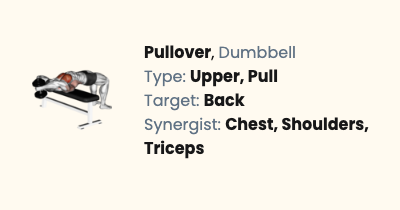 Dumbbell Pullover - How To, Muscles Worked & Form Guide | Liftosaur