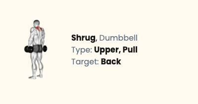 Dumbbell Shrug | Liftosaur
